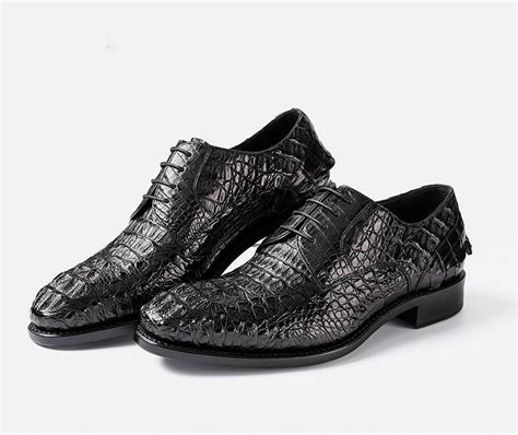 Formal Crocodile Skin Shoes