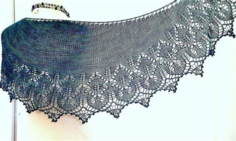 Шаль спицами Sweet Dreams Пряжа Вязание Спица