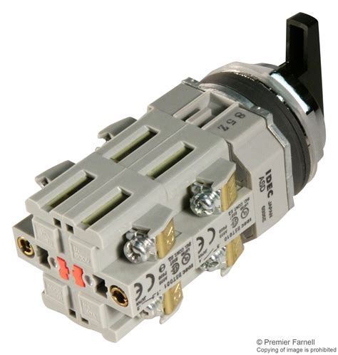 ASD L N Idec SWITCH SELECTOR DPDT NO NC A Farnell UK
