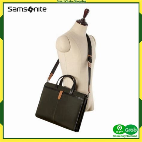 Jual Tas Samsonite Red Timson Briefcase Tas Kerja Pria Laptop 156 Inch Hitam Kab Tangerang