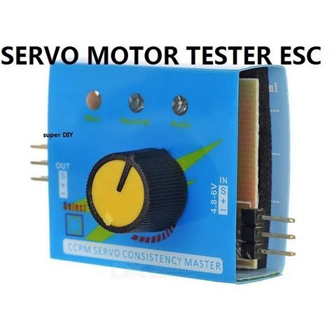 Servo Motor ESC Tester CCPM Speed Signal Controller Servo Power Tester Multi Check RC Helicopter