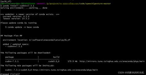 Anaconda的python虚拟环境中安装cudatoolkit和cudnn加速tensorflow 编程爱好者博客