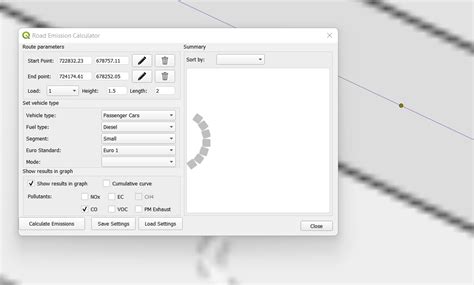 Road Emission Calculator Qgis Plugin Geographic Information Systems