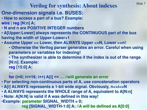 Ppt 5 Vhdlverilog Operators Arrays And Indexes Powerpoint