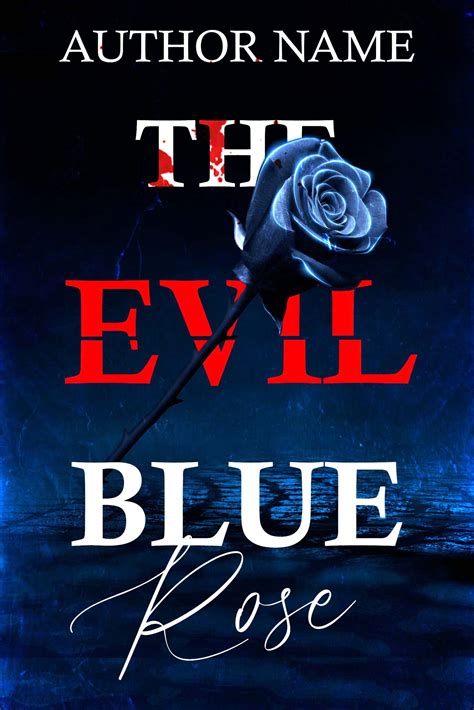 The Evil Blue Rose The Book Cover Shop