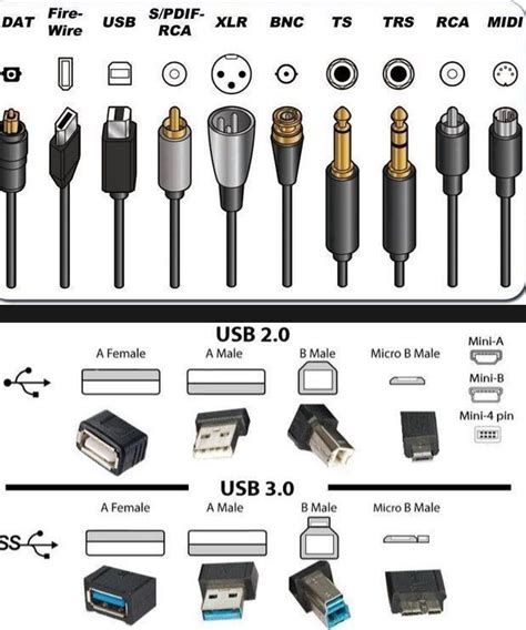Chart Of Computer Connectors And Ports Hot Sex Picture