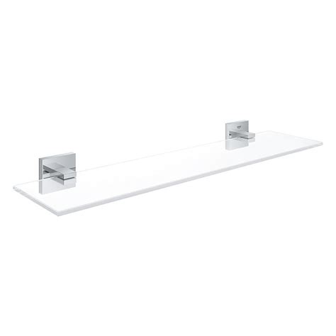 Grohe Start Cube Quickfix Glass Shelf Chrome