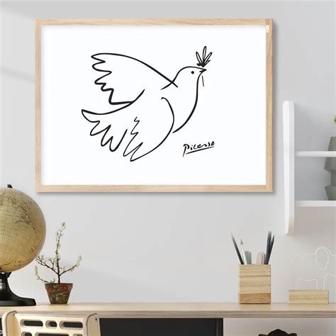 Постеры и картины ”ГОЛУБКА ПИКАССО ” купить в Санкт Петербурге по цене 290 ₽ 3480 ₽ плакат