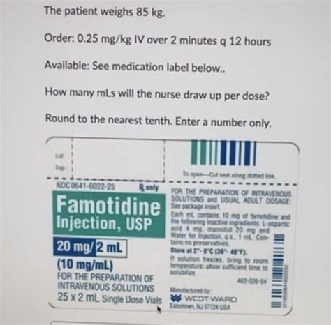 Solved Order Zosyn 2 25 G In 50 Ml D5w Iv Over 30 Minutes