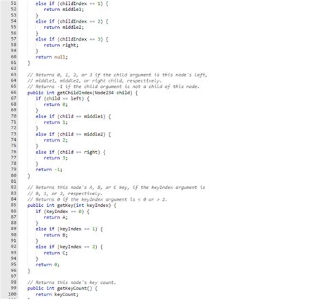 Solved In This Lab The Tree234 Class Is Extended To Support