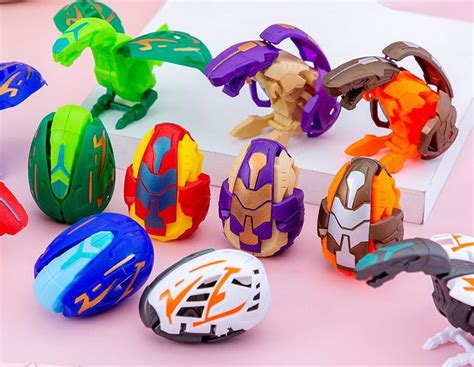 Grosiran Mainan Mini Dinosaurus Model Dalam Telur Deformasi