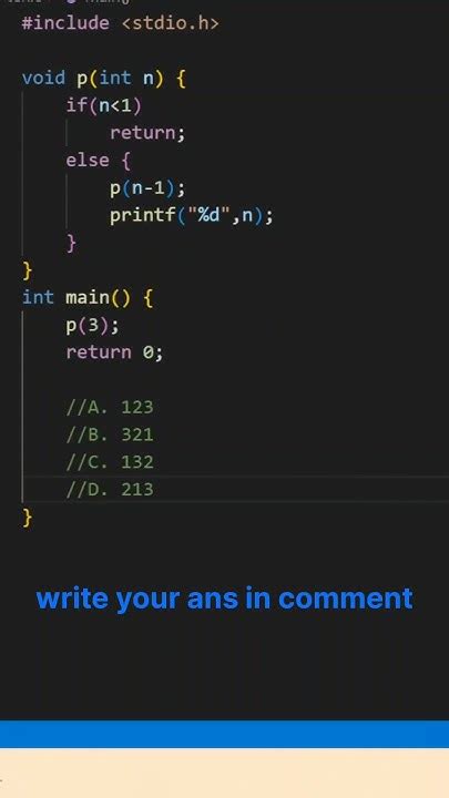 C Programming Exercise 10 C Shorts Shortsvideo Coding