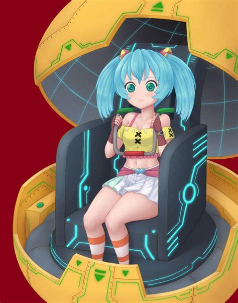 Bakugan Runo Misaki In A Techno Pod Hd Comm By Pingo04 On Deviantart