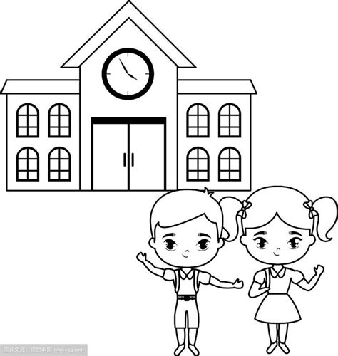 学校同学的简笔画（热门19张） 简笔画图片大全