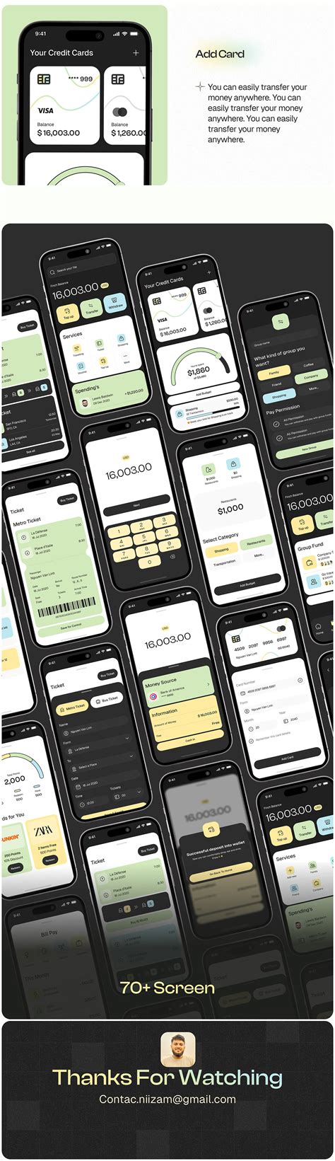 Fintech Mobile App UI UX Design Branding Case Study Behance
