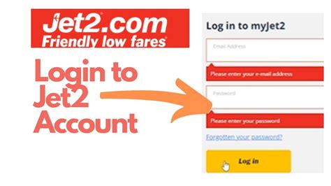 How To Login Jet2 Account Online Jet2 Holidays Account Sign In For Bookings Youtube