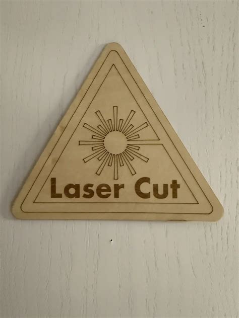 Caution Laser Shield Laser Cut By Dierk24 Makerworld Download Free