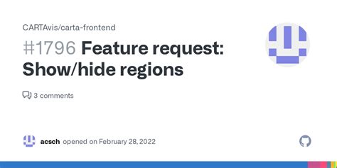 Feature Request Showhide Regions · Issue 1796 · Cartaviscarta Frontend · Github