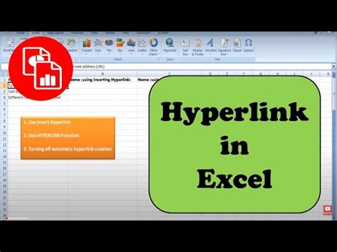 Create A Hyperlink In Excel YouTube
