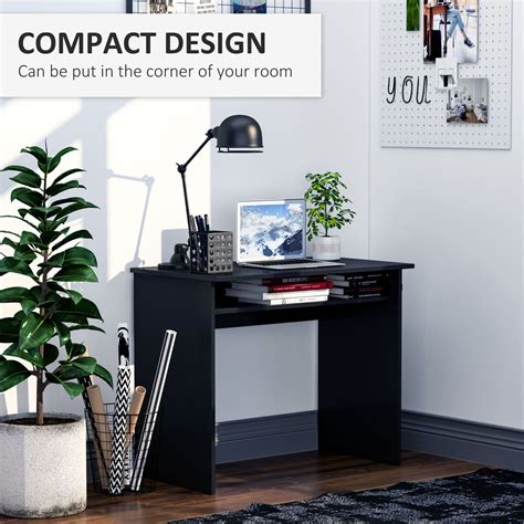 Wooden Computer Desk With Storage