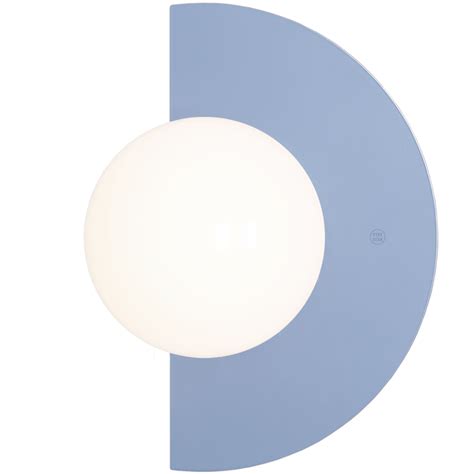 Candy Loop Globe Wall Light Dusty Blue Dyke And Dean