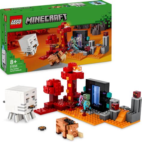 Lego® Minecraft® 21246 La Bataille Des Abîmes 8 Ans Amazon Fr Jeux