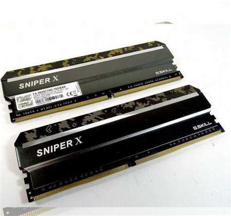 Оперативная память G Skill Sniper X Ddr4 Москва Комьютерные аксессуары и комплектующие