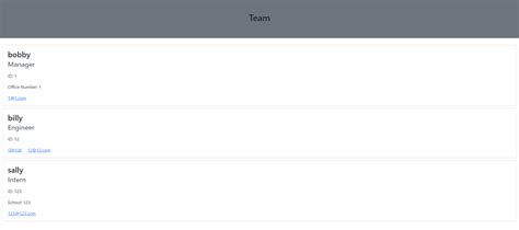 Github Blainekb10 Challenge Team Profile Generator