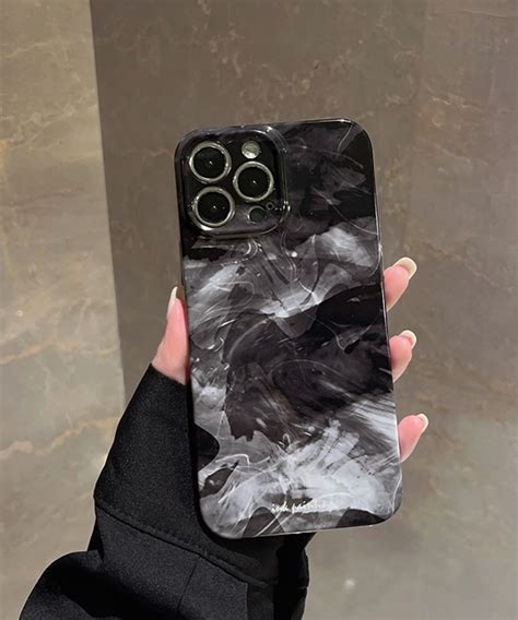 신상🖤당일출고 블랙 대리석 아이폰케이스 하드 커플 범퍼 핸드폰케이스 생일 선물 아이폰 7 8 Se2 Se3 11 12 13 14 15 프로 맥스 에이블리