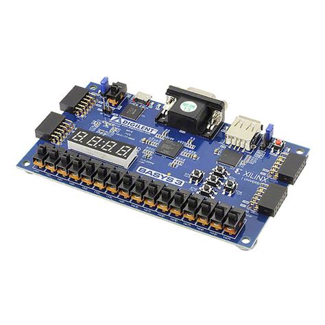 Basys3 Artix 7 Fpga Board Digilent Digikey