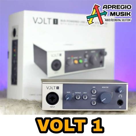 Jual Universal Audio Uad Volt 1 1 In2 Out Premium Usb Soundcard Di Seller Noelle Cengkareng