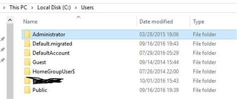 Deleting Folders Inside Users Folder Solved Windows 10 Forums