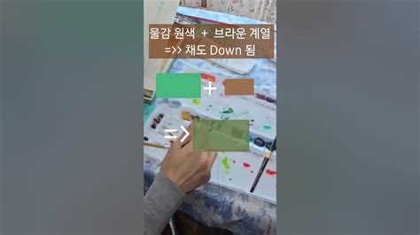 수채화 왕초보🍎 채색연습과정시 중요 습관 필수사항들📢 Youtube