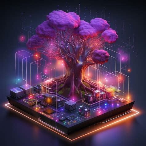 Premium Ai Image Illustration Of Data Connection On The Internet Generative Ai