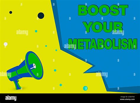 Word Writing Text Boost Your Metabolism Business Photo Showcasing Body