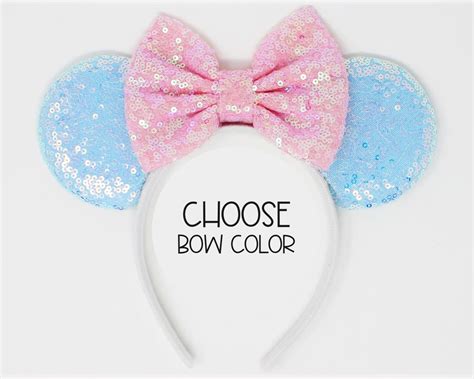 Candy Ice Mouse Ears Candy Color Gold Mouse Ears Birthday Mouse Ears Candy Blue Mouse Ears