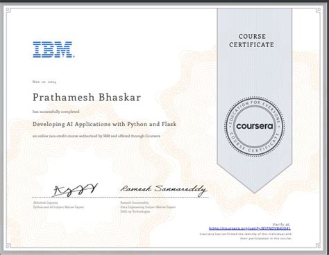 Prathamesh Bhaskar On Linkedin Python Flask Ai Webdevelopment Ibm