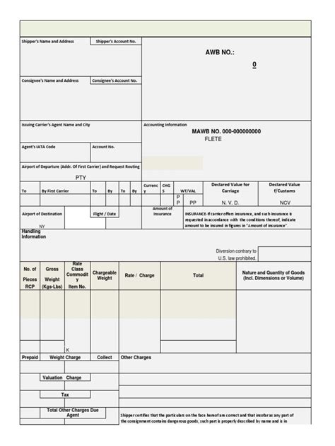 Documentos De Embarque Pdf Cargo Business Law