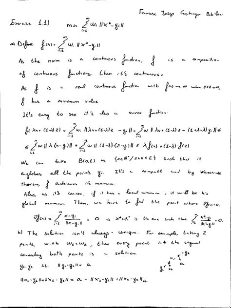 Optimizationexercises Pdf