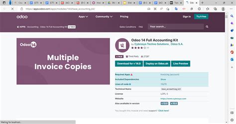 Tutorial Install Modul Accounting And Create Customer Invoice Pada Modul
