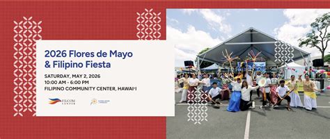 Flores De Mayo And Filipino Fiesta — The Filipino Community Center