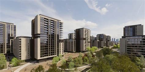 Foto Gradi Se Novo Naselje Na Mestu Nekada Njeg Imt A Kompleks Na Milion Kvadrata Sa Kulom Na