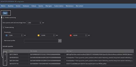 Using The Query Waits Feature