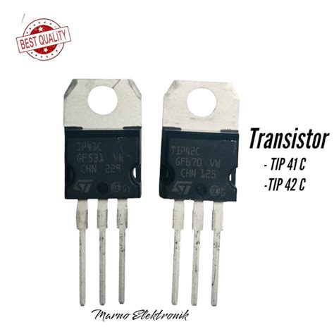 Jual Transistor Tip41c Tip42c Original Tip 41c 42c 41 C 42 C Tip41 Tip42 Asli 1pasang Shopee