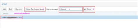 How To Secure Proxmox Ve Server With Lets Encrypt Ssl Computingforgeeks