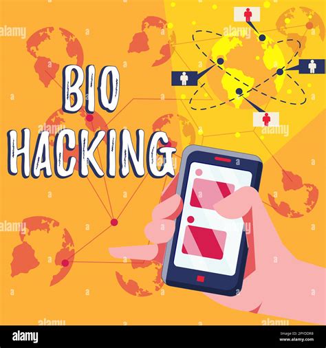 Writing Displaying Text Bio Hacking Word Written On Exploiting Genetic Material Experimentally