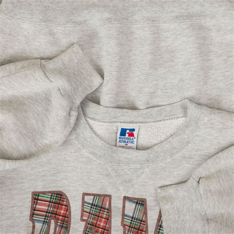 Vintage 1990s Russell Athletic Crimson Tide Sweatshirt Medium Grey Etsy