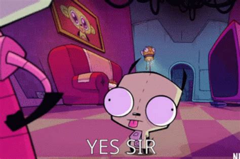 Invader Zim Gir GIF Invader Zim Gir Discover And Share GIFs