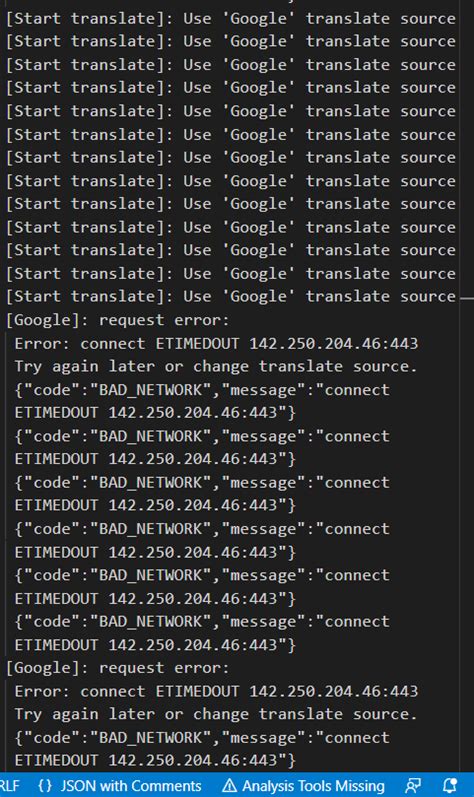 更改翻译源失败 · Issue 148 · Intellismvscode Comment Translate · Github