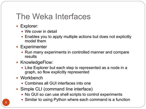 Introduction To Weka And Preprocessing Ppt